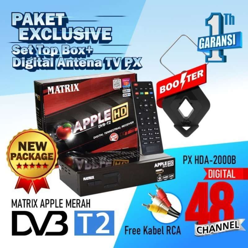 Promo Matrix Receiver Tv Set Top Box Matrix Dvb T2 Digital Original ...