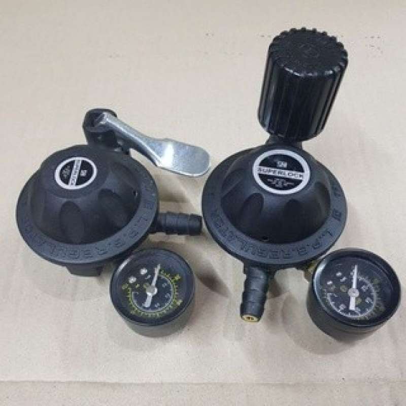 Jual Regulator Superlock / Regulator Gas Lpg Gascomp Meter Grs - 02 Di ...