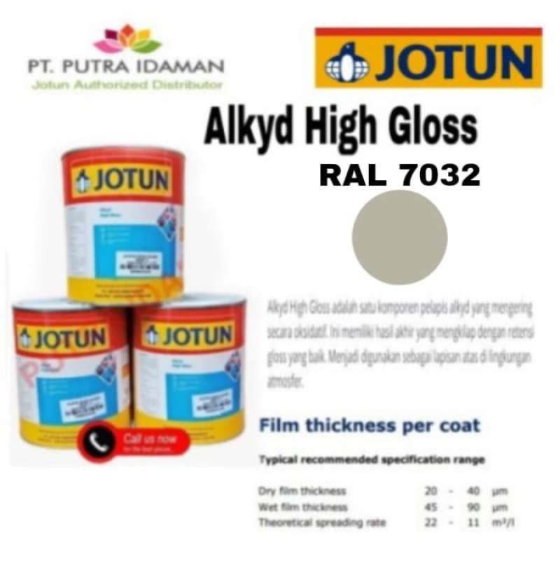 Jual Jotun Cat Alkyd / Alkyd High Gloss 1 Liter Ral 7032 Di Seller ... Jual Jotun Cat Alkyd / Alkyd High Gloss 1 Liter Ral 7032 Di Seller ...