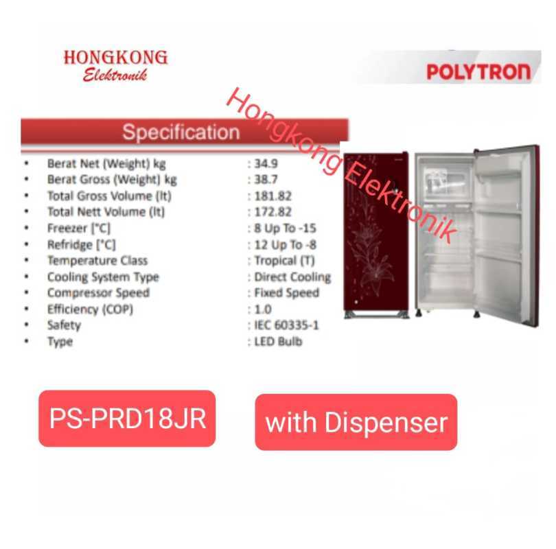Jual Kulkas Polytron 1 Pintu Kota Pekanbaru Original, Murah & Diskon ...