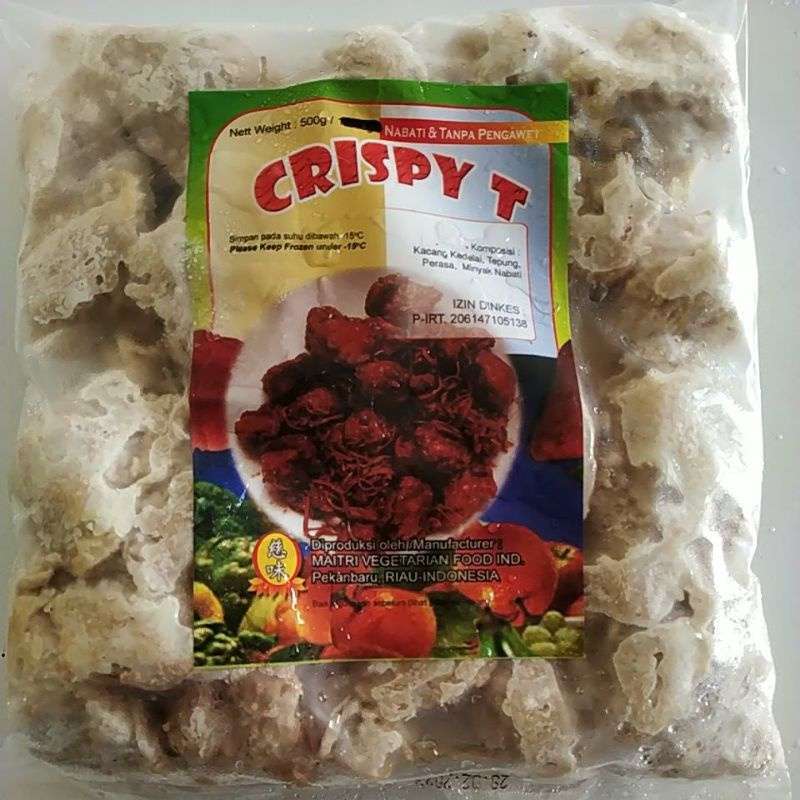 Jual Crispy T Daging Bakso Vegetarian Nabati Tanpa Pengawet 500g / 500 ...
