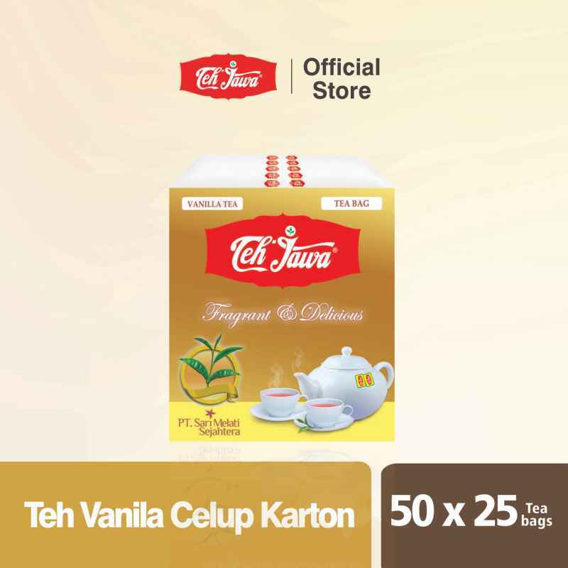 Jual Teh Jawa Vanila Tea Celup Per Karton (Isi 50 Pcs) di Seller Teh ...