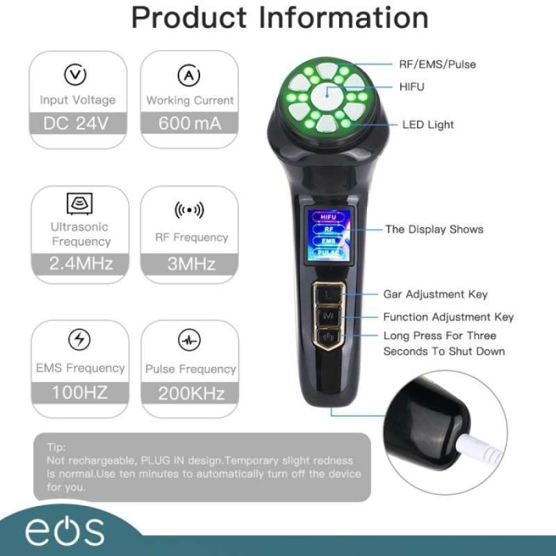 Promo Diskon 4 In One Mini Hifu 3rd Generation Mini Hifu Rf Ems And ...