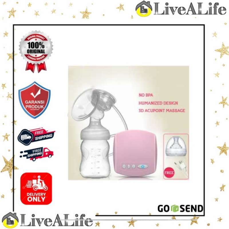 Promo Pompa Asi Elektrik Otomatis Electric Breast Pump Diskon 23% di ...