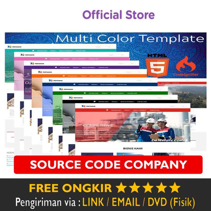 Promo Source Code Aplikasi Website Company Profile Perusahaan ...