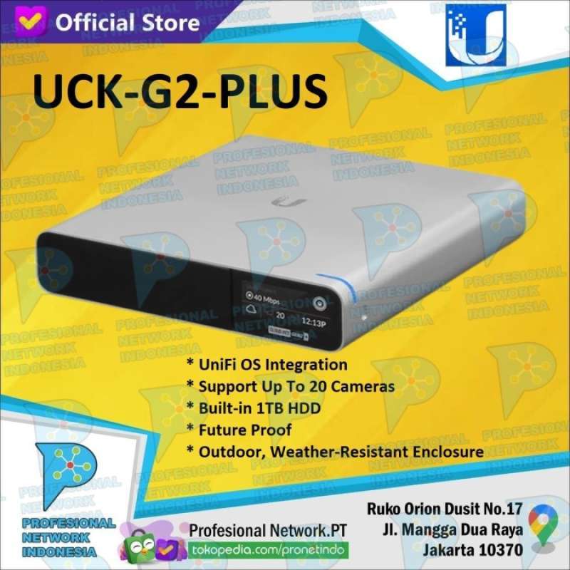 Promo Ubiquiti UniFi Cloud Key Gen2 Plus / UCK-G2-Plus / UC-CK Gen2 Diskon 21% di Seller sasptr ...