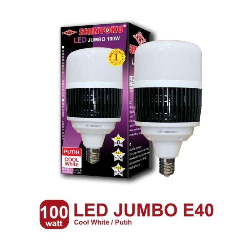 Jual Lampu Led Shinyoku 100 Watt E40 / Lampu Jumbo Shinyoku 100w Lampu ...