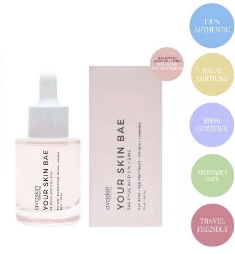 Promo your skin bae salicylic acid 2% + zinc serum 30ml Diskon 23% di ...