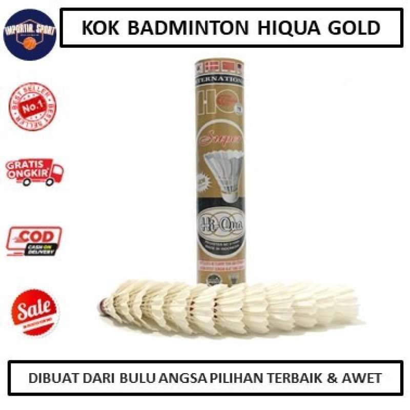 Promo Shuttlecock Badminton / Kok Raket Hiqua Gold Kualitas Original ...