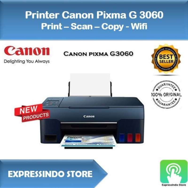 Promo PRINTER CANON PIXMA G 3060 ( PRINT-SCAN-COPY-WIFI ) Diskon 23% di ...