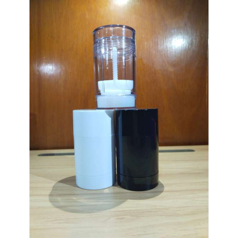 Jual Botol Deodorant 50ml 30ml 15ml Hitam Putih Transparant Kosong ...