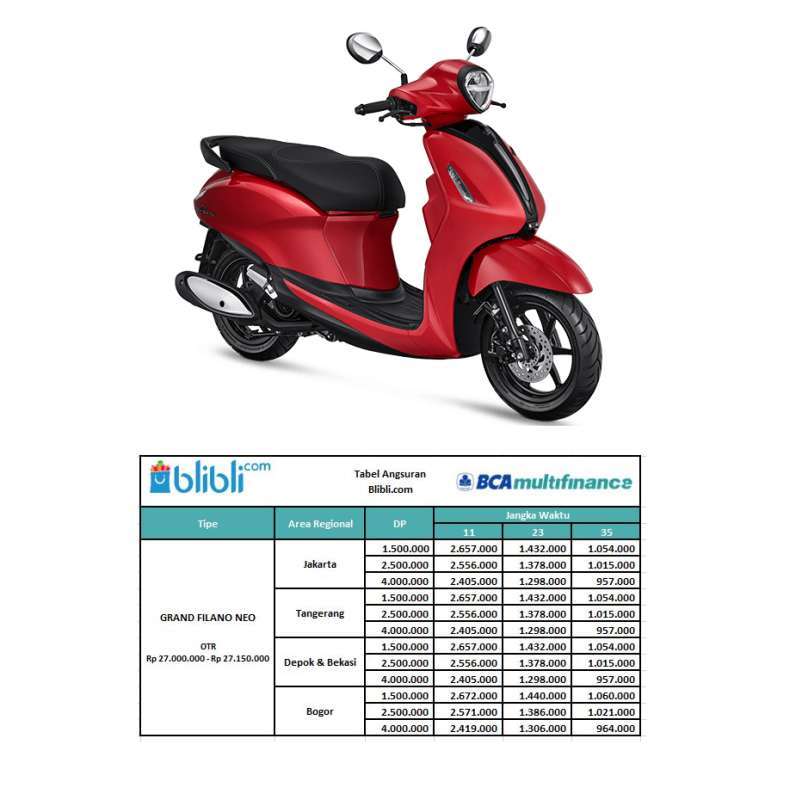 Jual Program Karyawan - [DP] Yamaha Grand Filano Hybrid Connected - NEO ...