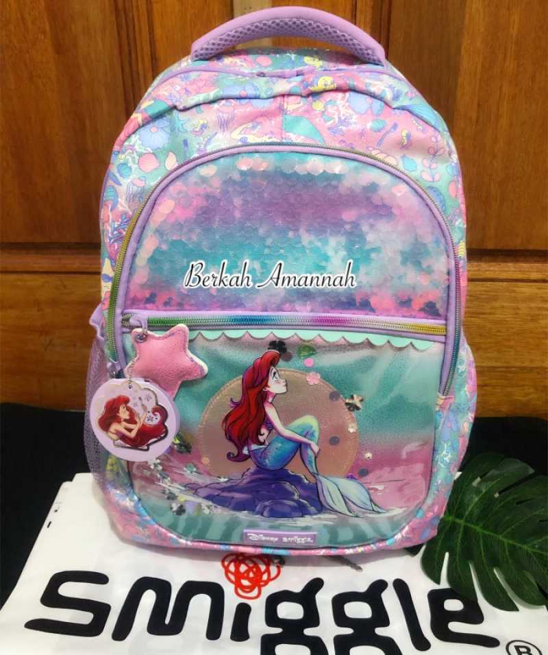 Jual smiggle disney original/smiggle ariel limited edition/tas sekolah ...