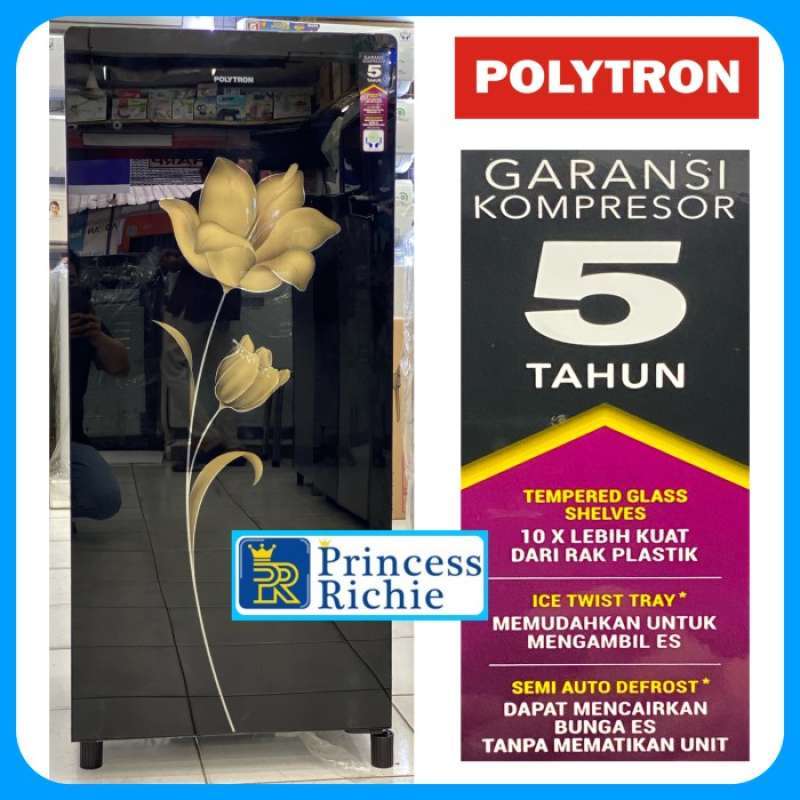 Promo Kulkas Polytron 1 pintu terbaru New Belleza PRA 18 MNX Diskon 23% ...