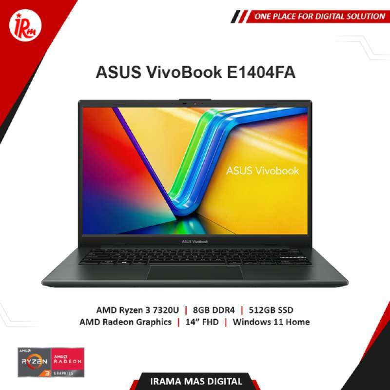 Jual Asus Vivobook Go 14 E1404fa Amd Ryzen 3 7320u 8gb 512gb Ssd 14 Fhd ...