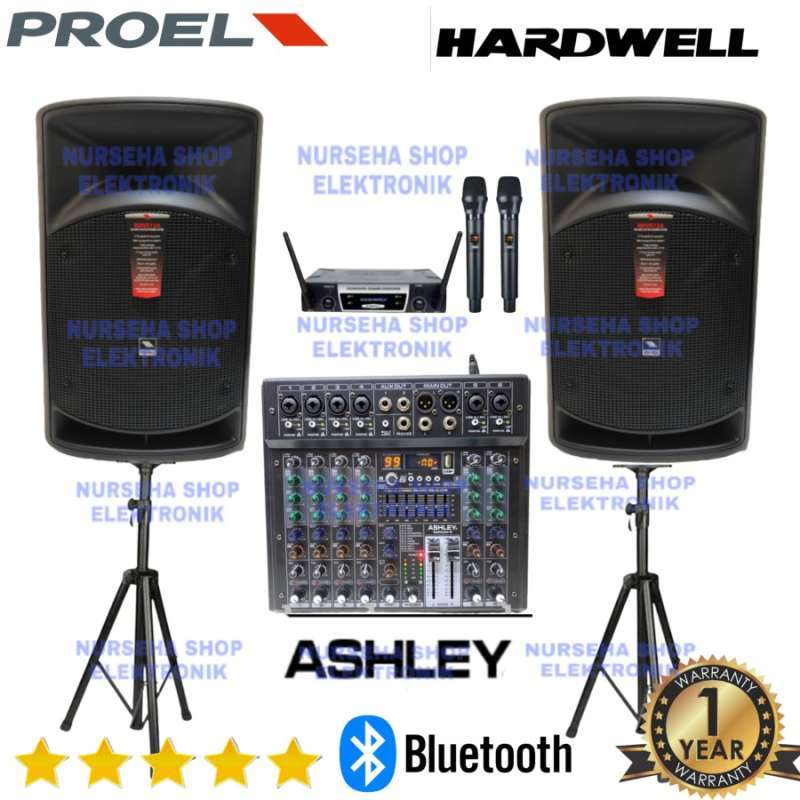 Jual Paket Speaker Aktif Proel 12 Inch Sound System Proel Paket Full
