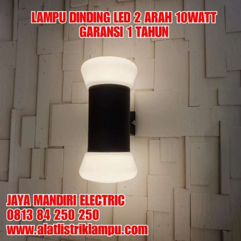 Promo LAMPU DINDING LED 2 ARAH 10WATT / WALL LIGHT OUTDOOR / LAMPU ...