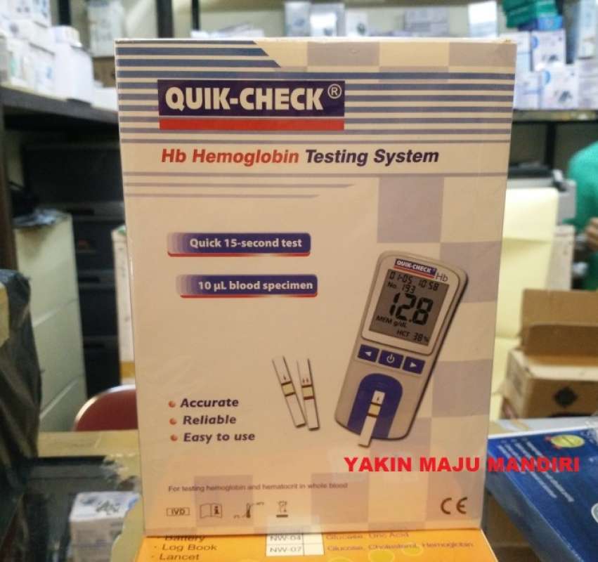 Jual Alat Tes / Cek Hemoglobin Hb Quik-check Di Seller Bea Store ...