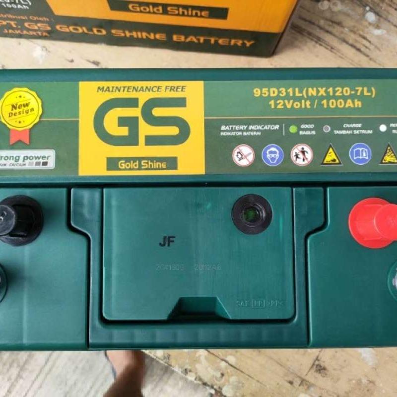 Jual Aki Mobil GS MF NX120-7L / 95D31L Aki Kering 12V / 100Ah di Seller ...