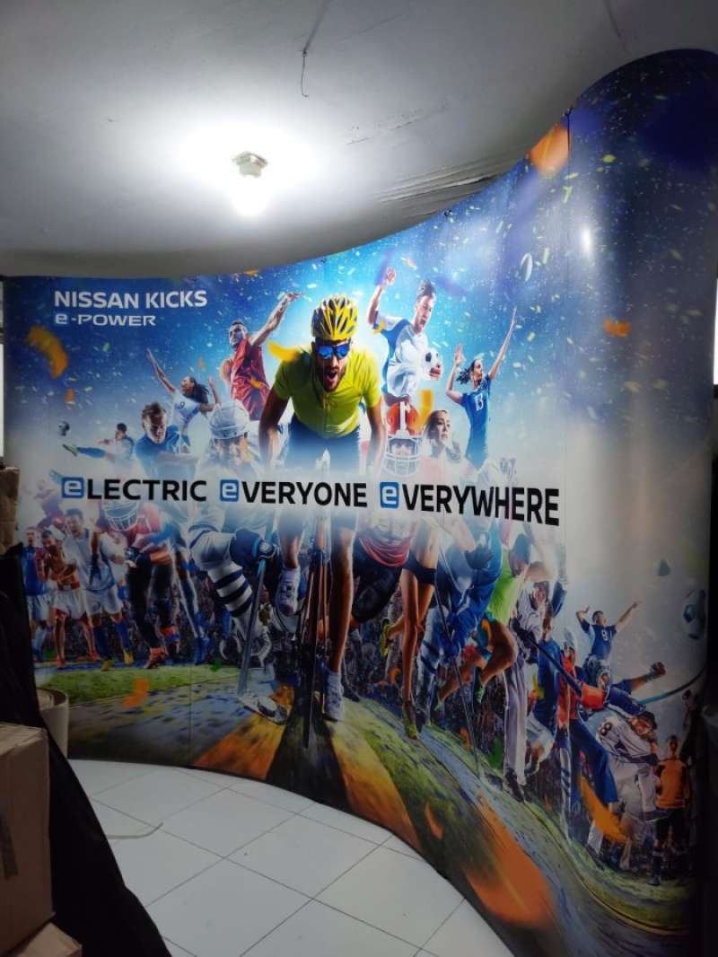 Jual Backwall Backdrop Pameran Pop Up Booth 3x4 Lengkung Curve Inc ...