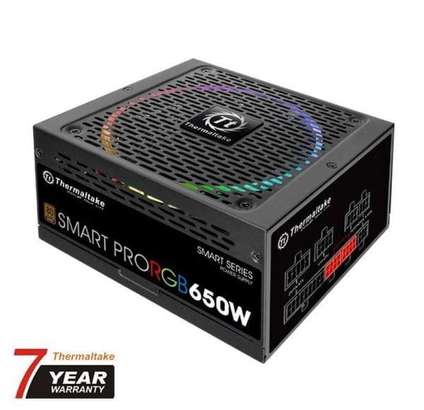 Promo THERMALTAKE Smart PRO Fully Modular RGB 650W 80 Plus Bronze ...