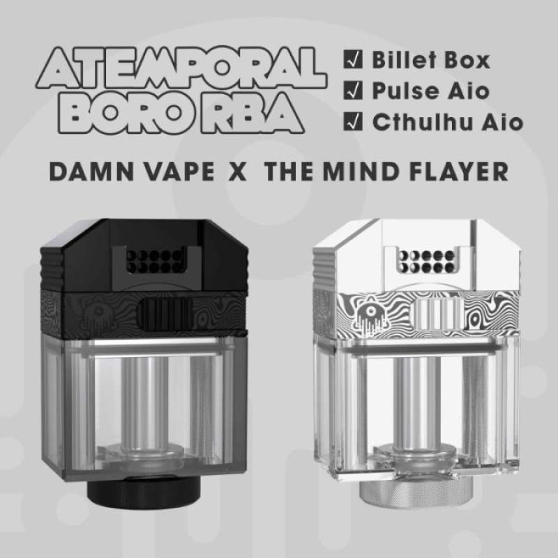 Promo Atemporal Boro RBA Bridge Kit By Damn Vape x The Mind Flayer ...