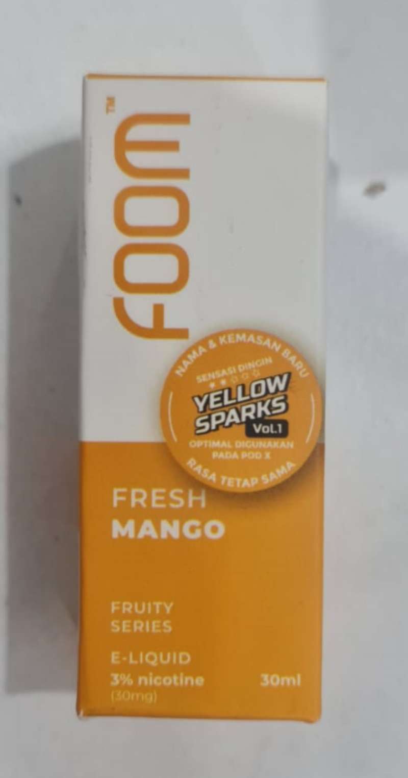 Jual SL. FOOM FRESH MANGO 30MG 30ML CUKAI (23) di Seller STUDIO VAPE ...