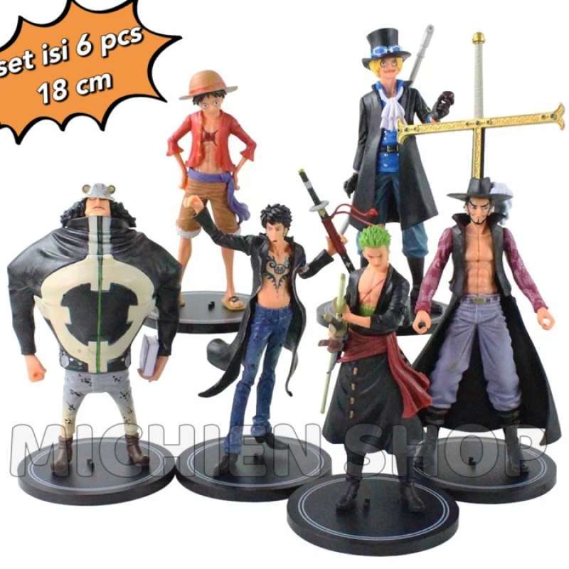 Jual One Piece Figure Set 6 Pcs Di Seller Toys Island Store - Pinangsia ...