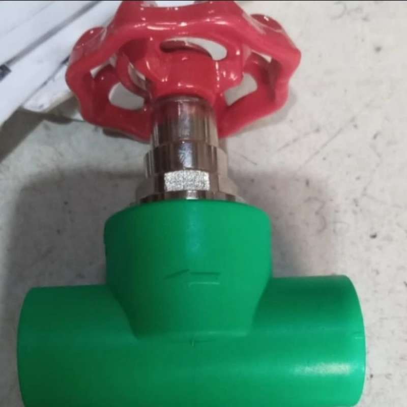 Promo Gate valve/ stop kran PPR Rucika Wavin 1inch dn 32mm Diskon 33% ...