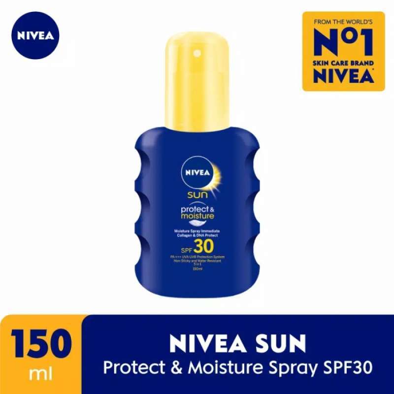 Jual Nivea Sun Protect Moisture Spray SPF 30 Sunblock Sunscreen 150ml ...