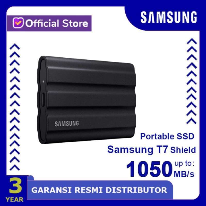 Promo SSD T7 Shield 2TB Portable SSD Eksternal SSD USB 3.2 Diskon 23% ...