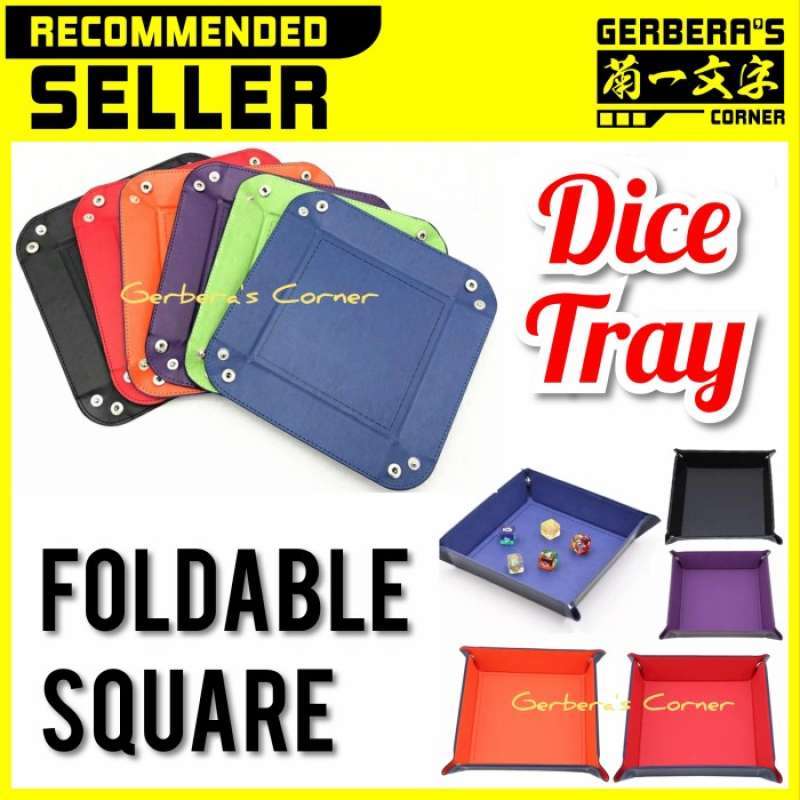 Promo Foldable Square Dice Tray - Tatakan Dadu - Board Game Diskon 29% ...