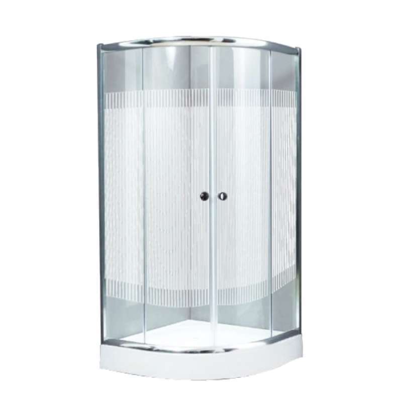 Promo Tidy 6002 Qround Shower Tray Line Glass Kubikal Shower Diskon