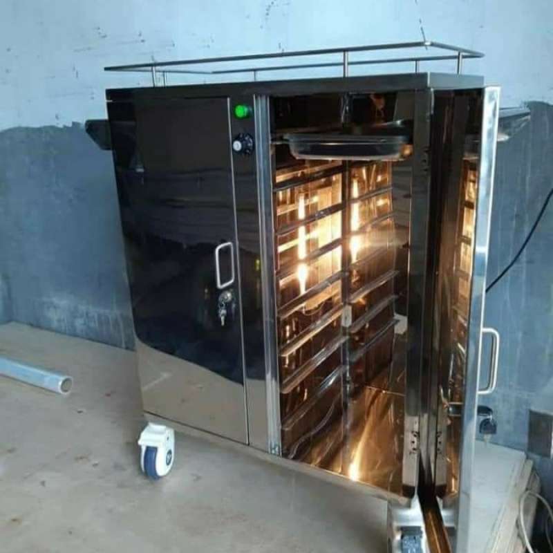 Jual Food Trolley Troli Makanan Trolley Makan Dengan Pemanas 16 Susun ...