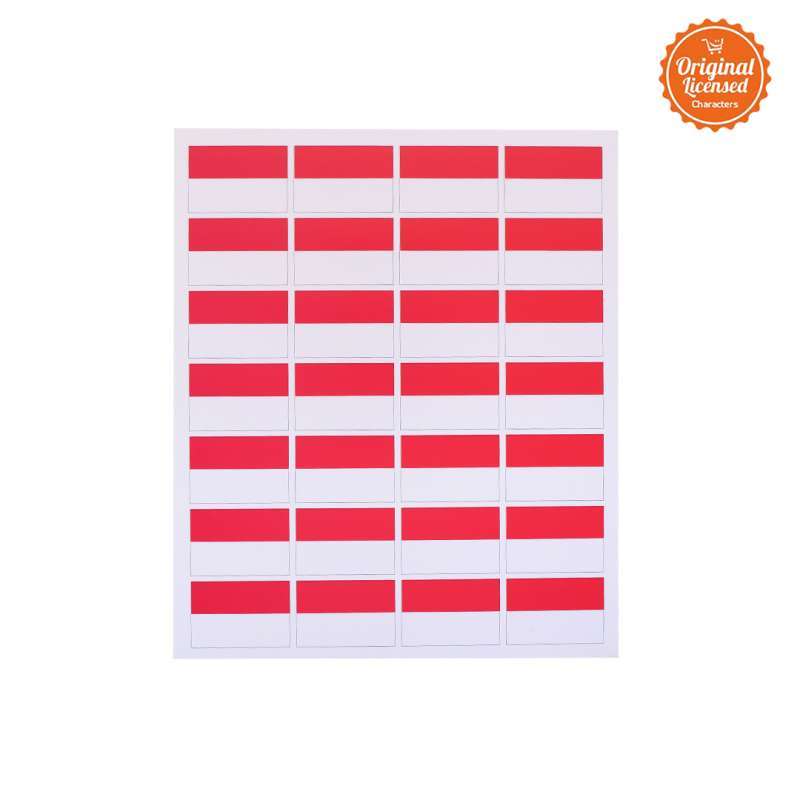 Jual Stiker Bendera Merah Putih A - 10 Lembar Di Seller Character Land ...