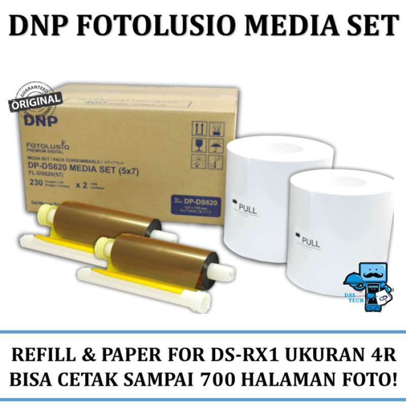 Jual Dnp Fotolusio Media Set Refill And Paper For Ds-rx1 Photobooth ...