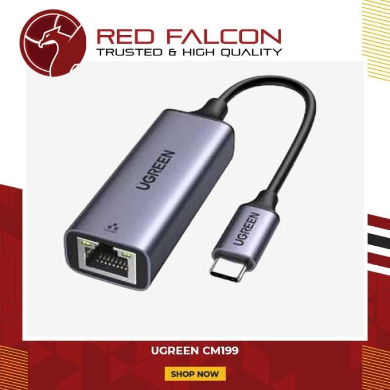 Promo UGreen CM199 Network Adapter USB C 3.1 To Gigabit Ethernet RJ45 ...