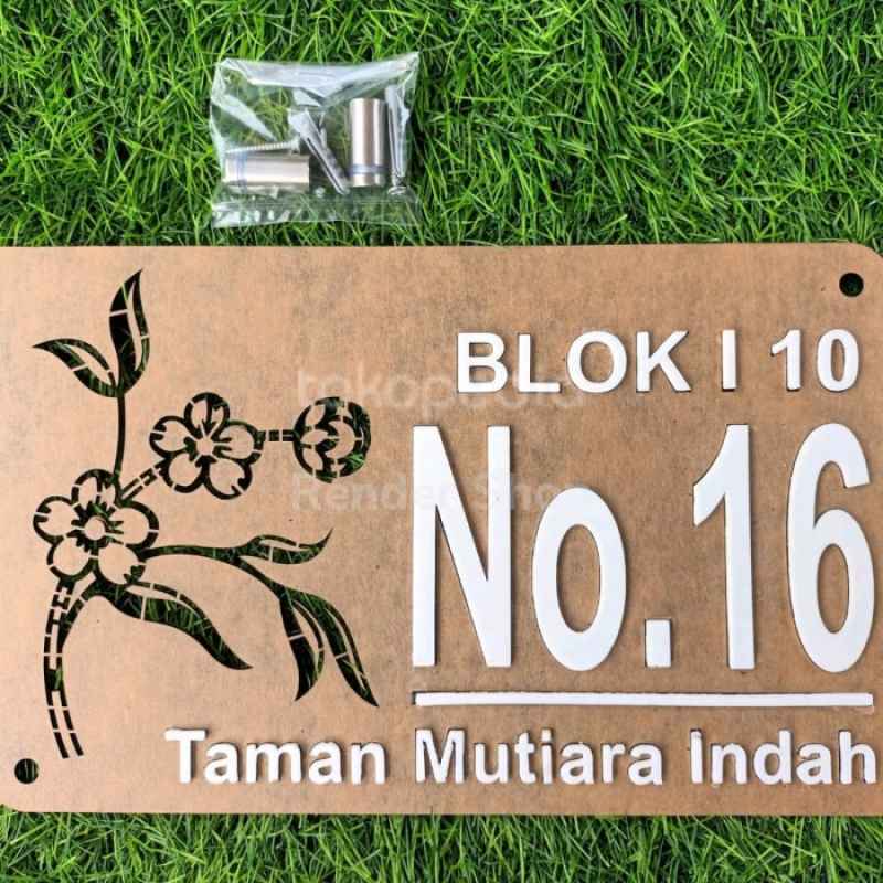 Jual Papan Nama Rumah Acrilik Original Murah - Harga Diskon April 2024 ...