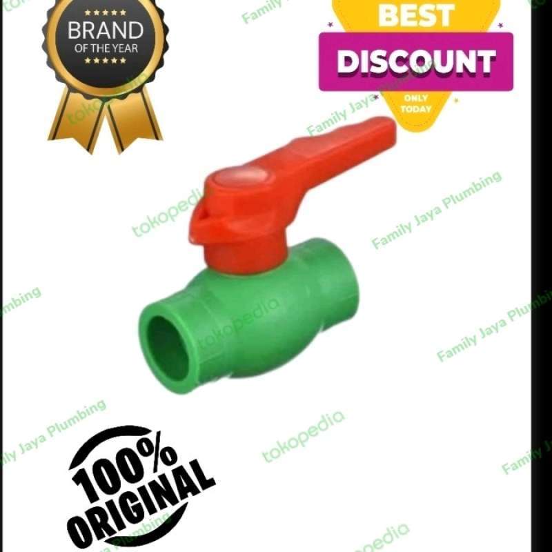 Promo BALL TAP GATE VALVE STOP KRAN KERAN PPR 63mm 63 2 2INCH DN63 ...