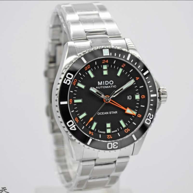 Promo Jam Tangan Pria Mido Automatic Ocean Star GMT M026.629.11.051.01 ...