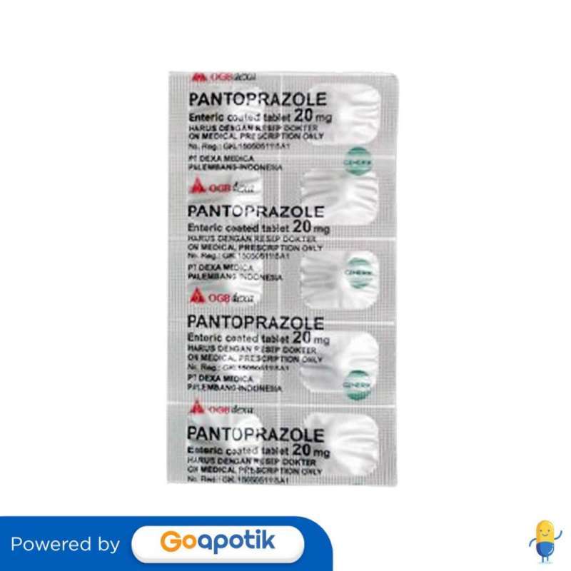 Jual PANTOPRAZOLE OGB DEXA MEDICA 20 MG STRIP 10 TABLET di Seller ...