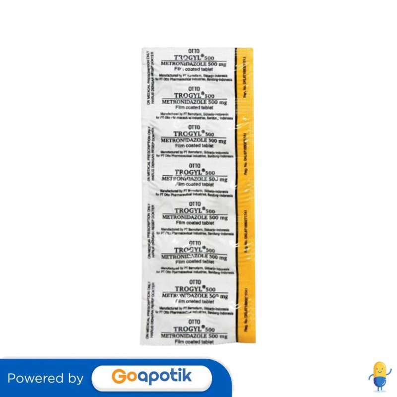 Jual Trogyl 500 Mg Strip 10 Tablet Di Seller Apotek Finda - Malaka Jaya ...