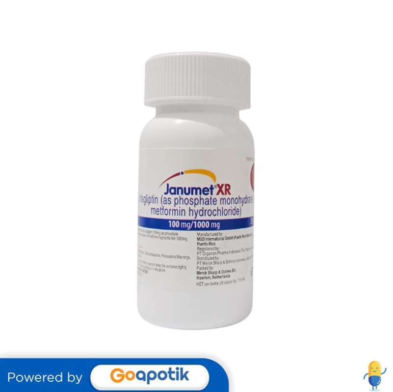 Jual Janumet Xr 100/1000 Mg Botol 28 Tablet Di Seller Apotek Melawai Depok - Kemiri Muka, Kota ...