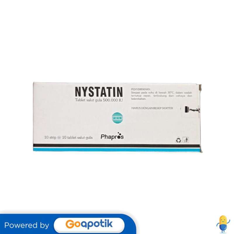 Jual NYSTATIN PHAPROS 500000 IU BOX 100 TABLET di Seller Apotek Duta ...