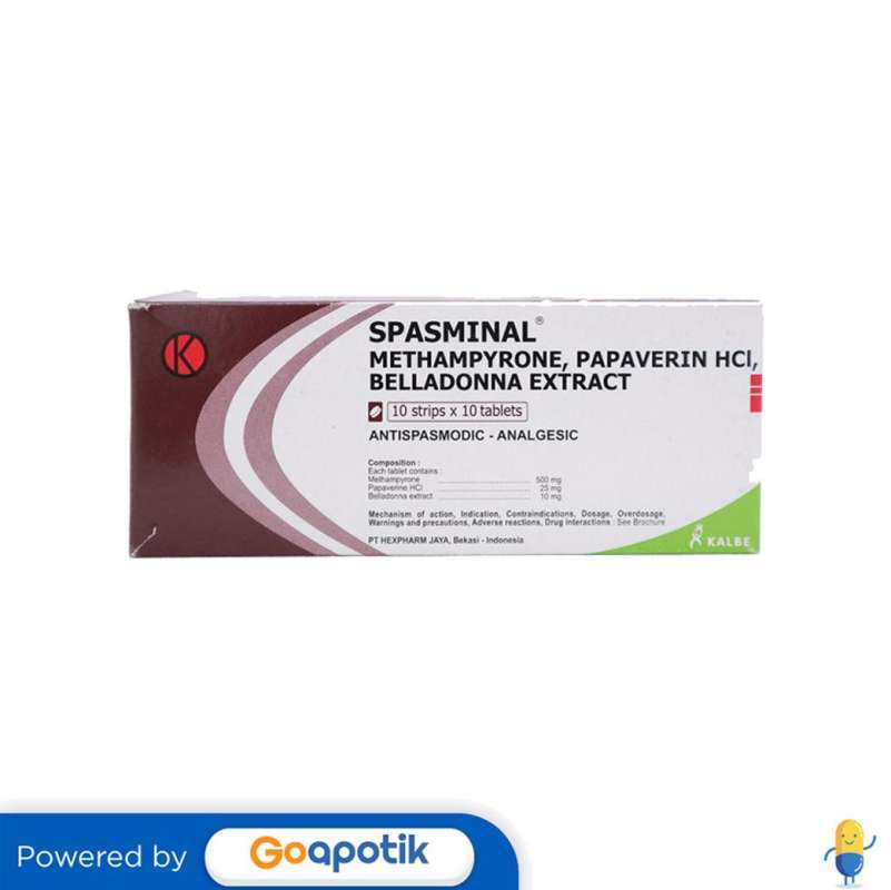 Jual Spasminal Box 100 Tablet Di Seller Apotek Pratama Pekanbaru ...