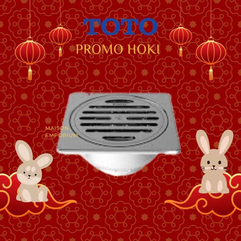 Promo Floor Drain Toto Tx1Eb Sericite / Saringan Got Kamar Mandi Stainless Diskon 29% di Seller ...