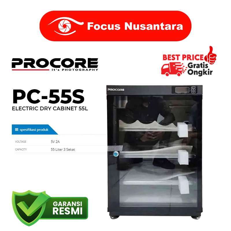 Jual FOCUS NUSANTARA - PROCORE PC-55S 55L Dry Cabinet PC 55 S Dry Box 55 liter Garansi Resmi di ...