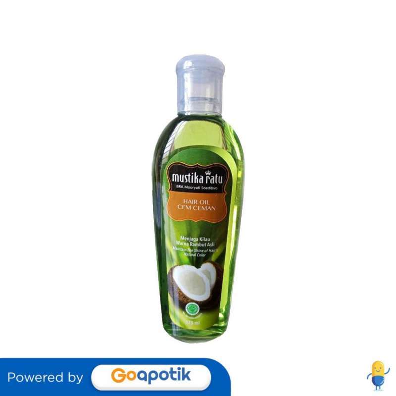 Jual Mustika Ratu Hair Oil Cem Ceman 175 Ml Botol Di Seller Apotek ...