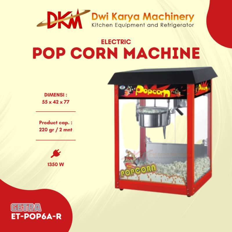 Promo Mesin Pembuat Popcorn / Popcorn Machine ET-POP6AR/Mesin Popcorn ...