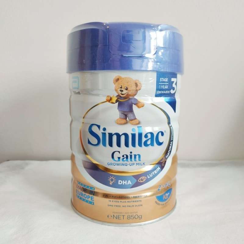Promo Similac Stage 3 Gain Growing-Up Baby Milk Powder 850G Diskon 23% ...